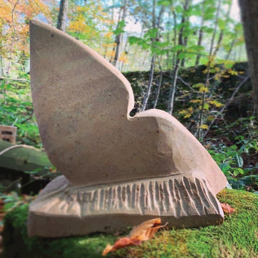 A Pair of Love Hearts Original sandstone piece by Andrew Vickers ...